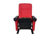 China 550mm Center Distance Commercial Theater Seating for Public Cinema with Tip-Up Seat and Steel Frame for sale
