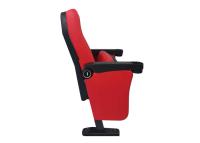 China 550mm Center Distance Commercial Theater Seating for Public Cinema with Tip-Up Seat and Steel Frame for sale