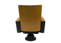 China 545mm Retractable Auditorium Seating Padded Lecture Chairs with Fabric Covered Church Seat for sale