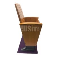 China Stackable Muslim Prayer Auditorium Theater Seating with Writing Board Center to Center 580mm for sale