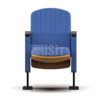 China High Density Fabric Auditorium Theater Seating 560mm Center Church Chair for sale