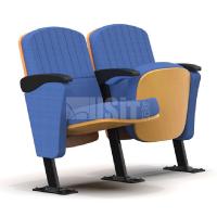 China High Density Fabric Auditorium Theater Seating 560mm Center Church Chair for sale