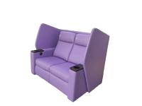 China USIT Electric Recliner Chair 750mm Center Cinema Home Theater Lover Seats PU Leather for sale
