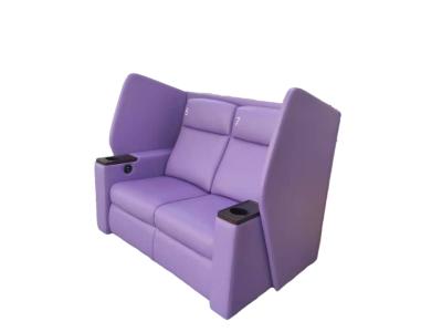 China USIT Electric Recliner Chair 750mm Center Cinema Home Theater Lover Seats PU Leather for sale