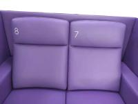 China USIT Electric Recliner Chair 750mm Center Cinema Home Theater Lover Seats PU Leather for sale