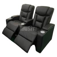 China Synthetic Leather Electric Recliner Cinema Seat W83xD90xH108cm Movie Theater Sofa for sale