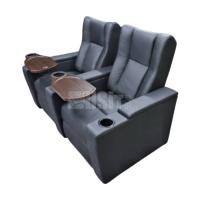 China Electric Recliner Chair Home Theater Seating Leather Cinema Furniture 85cm Wide for sale