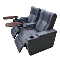 China Electric Recliner Chair Home Theater Seating Leather Cinema Furniture 85cm Wide for sale