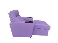 China Leisure Leather Cinema Sofa Bed Electric Recliner 580mm Center to Center 5 Year Warranty for sale