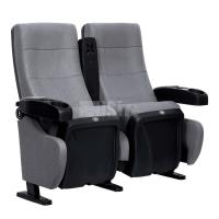 China Commercial Cinema Seating Folding Theater Seats Fabric 580mm Center Distance for sale