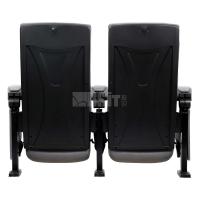 China Commercial Cinema Seating Folding Theater Seats Fabric 580mm Center Distance for sale