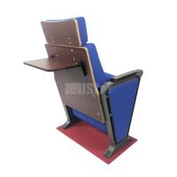 China Hall Theater Seats Church Auditorium Chair with Writing Pad 580mm Center for sale