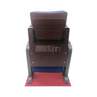 China Hall Theater Seats Church Auditorium Chair with Writing Pad 580mm Center for sale