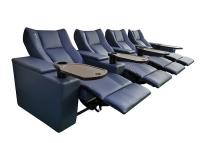 China High Density Foam Electric Recliner Chairs PU Private Cinema Sofa for sale