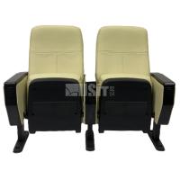China Plywood Auditorium Theater Chair 560mm Center with Writing Board for School University for sale