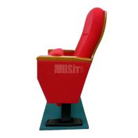 China Contemporary Auditorium Theater Seating Stackable Padded Folding Prayer Chair 560mm Center for sale