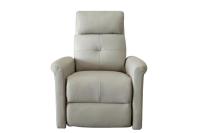 China Nursing Home Modern Recliner Chair PU Leather Lay Flat Sleeper 108cm for sale