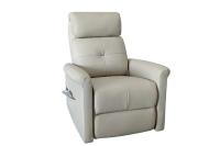 China Nursing Home Modern Recliner Chair PU Leather Lay Flat Sleeper 108cm for sale