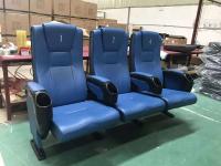 China Cinema Hall Theater Seating with Metal Frame Foam and Wood 55kg Density for sale