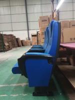 China Cinema Hall Theater Seating with Metal Frame Foam and Wood 55kg Density for sale