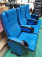 China Cinema Hall Theater Seating with Metal Frame Foam and Wood 55kg Density for sale