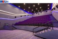 China Plastic Armrest Movie Theater Chair Cinema Room Furniture with Steel Frame for sale
