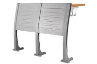 China MDF Board College Student Desk Chairs Aluminium Alloy Material for sale