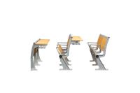 China SGS Electrostatic Powder Coating College Student Chairs School Education Furniture 500mm Seat Height for sale