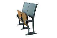 China Steel Backrest Lecture Hall Chair with Folded Desk 20000 Seats Monthly Output for sale