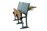 China Steel Backrest Lecture Hall Chair with Folded Desk 20000 Seats Monthly Output for sale