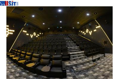 China Genuine Leather Power Recliner Electric Sofa for Theater Cinema 34kg Foam for sale