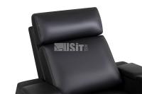 China Genuine Leather Power Recliner Electric Sofa for Theater Cinema 34kg Foam for sale