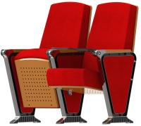 China Plywood Surface Conference Theater Cinema Seats 580mm Center Premium Fabric for sale