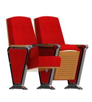 China Plywood Surface Conference Theater Cinema Seats 580mm Center Premium Fabric for sale
