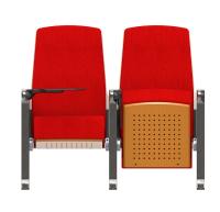 China Plywood Surface Conference Theater Cinema Seats 580mm Center Premium Fabric for sale