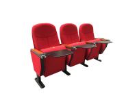 China Fireproof 3 Seater Public Theater Seating With PP Cup Holder for sale