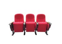 China Fireproof 3 Seater Public Theater Seating With PP Cup Holder for sale