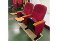 China Audit Customizable Church Auditorium Chairs With Wooden Writing Pad for sale