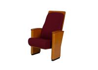 China BS5852 Auditorium Church Seating with 18mm Plywood Outer Back Theater Hall Arm Chair for sale