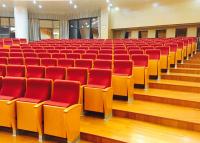 China Fire Retardant Movie Theater Seats Fabric With Aluminium Alloy Feet 26kg 345 Seats per 40HQ for sale