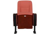 China Folding Auditorium Theater Seating 580mm Center Aluminum Frame Cinema Chair for sale