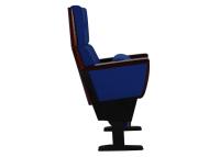 China Solid Wood Auditorium Theater Seating Fabric Covers Cinema Room Chair for sale