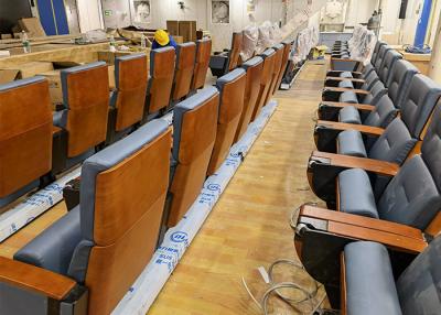 China Wholesale Foam Density Theater Seating Cinema Seats with Plastic Cup Holder Chair for Church for sale