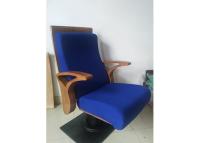 China Aluminium Alloy 580mm Church Auditorium Chairs with Cup Holder Folding Theater Seating for sale