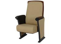 China BS5852 USIT Aluminum Theater Chair 580mm Center to Center Folding Tip Up Auditorium Seating for sale