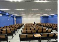 China Lecture Hall College Chair And Desk Folded Soft Cushion for sale