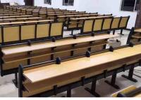 China Lecture Hall College Chair And Desk Folded Soft Cushion for sale