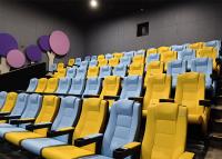 China CA117 Fireproof Cinema Theater Seating with PP Cup Holder 580mm Center Distance for sale