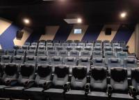 China Fire Resistant Public Cinema Chair 580mm Center Distance Soft Cushioned Theater Seating for sale