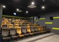China Fire Resistant Public Cinema Chair 580mm Center Distance Soft Cushioned Theater Seating for sale
